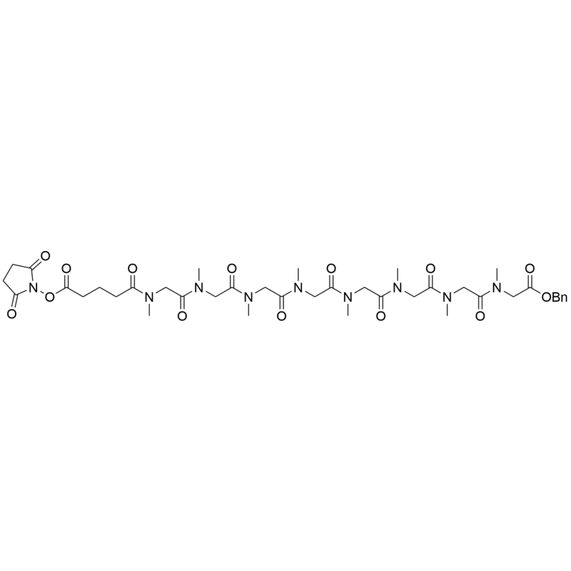 Mono-NHS-pentanoyl-pSar8-OBn – Precise PEG