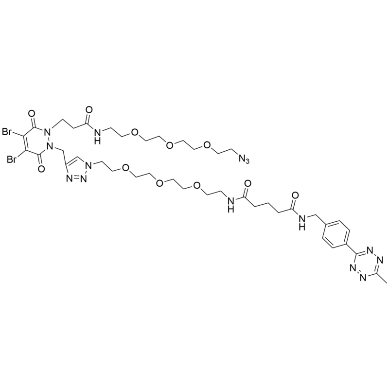 MTz-PEG3-Triazole-Br2PD-PEG3-Azide – Precise PEG