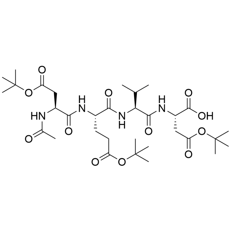 Ac-Asp(OBu-t)-Glu(OBu-t)-Val-Asp(OBu-t)-OH – Precise PEG
