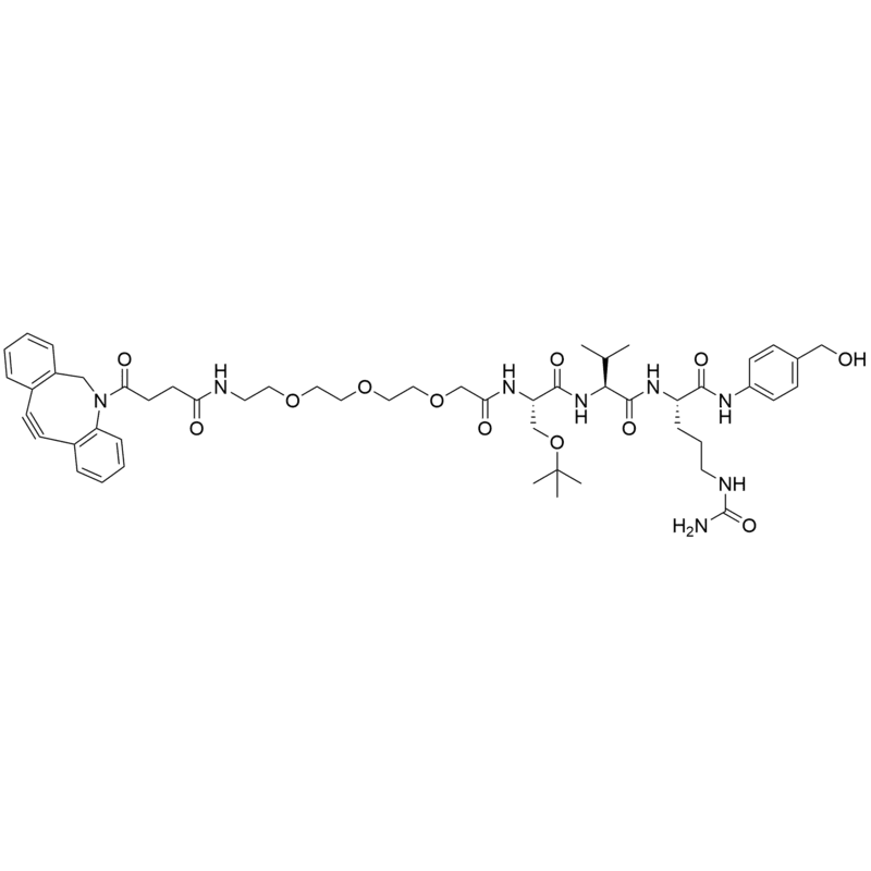 DBCO-PEG3-CH2COOH-Ser(tBu)-Val-Cit-PAB – Precise PEG