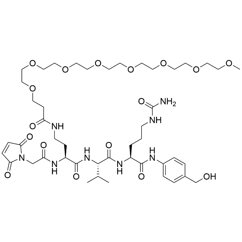 Mal-amido-Dab(m-PEG8-amide)-Val-Cit-PAB – Precise PEG