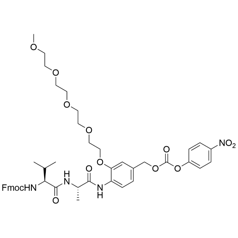 Fmoc-Val-Ala-PAB-2-(m-PEG4)-PNP – Precise PEG