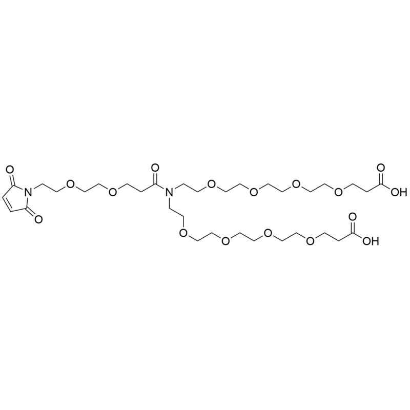 N-(Mal-PEG2-carbonyl)-N-bis(PEG4-acid) – Precise PEG