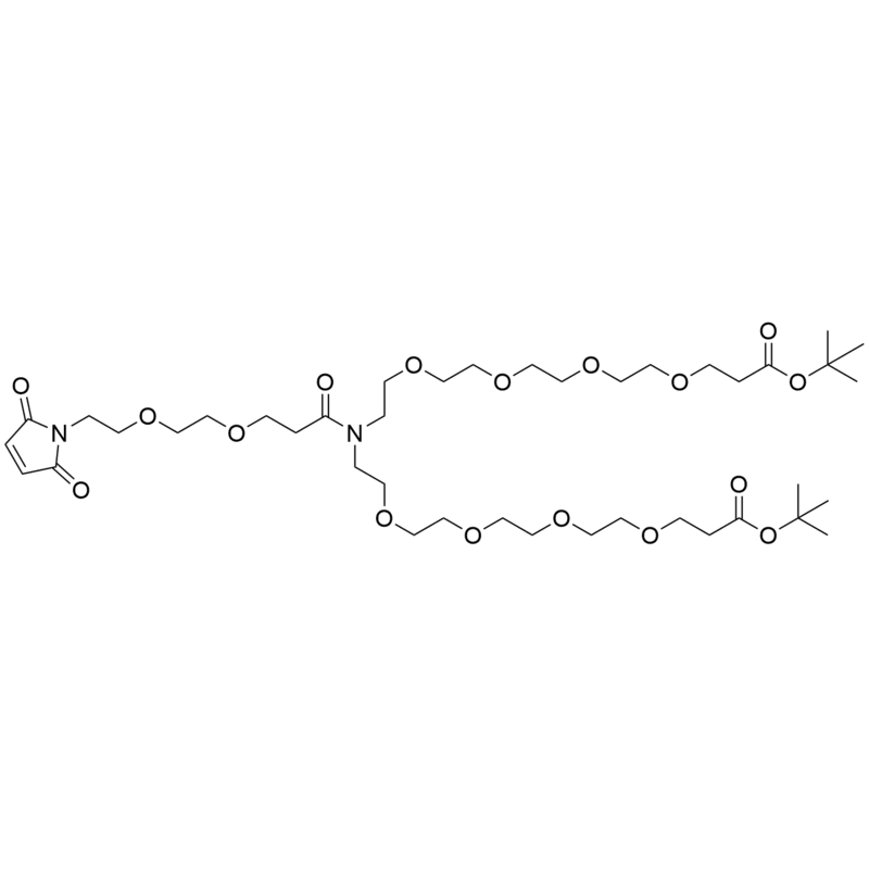 N-(Mal-PEG2-carbonyl)-N-bis(PEG4-t-butyl ester) – Precise PEG