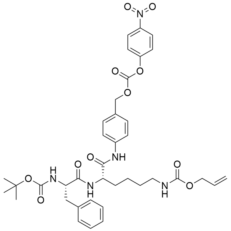 Boc-Phe-(Alloc)Lys-PAB-PNP – Precise PEG