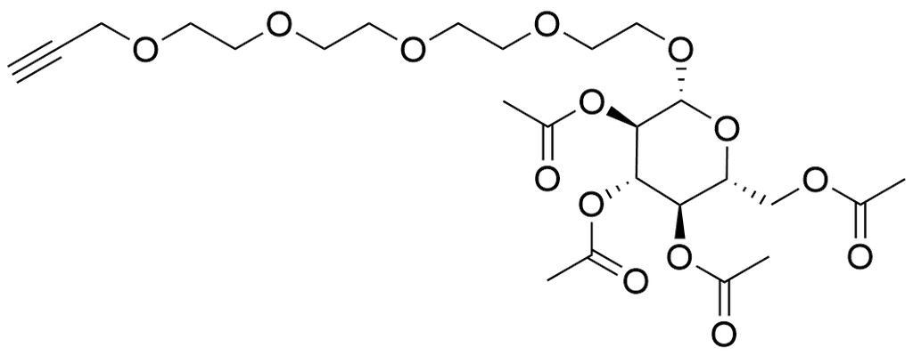 Propargyl-PEG4-tetra-Ac-beta-D-glucose – Precise PEG