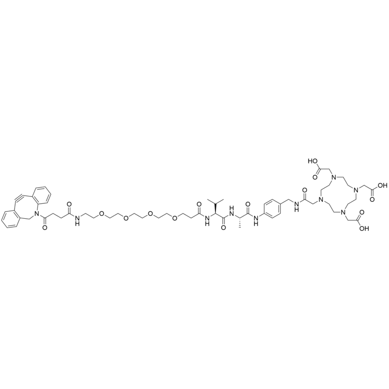 DBCO-PEG4-Val-Ala-PABA-DOTA – Precise PEG