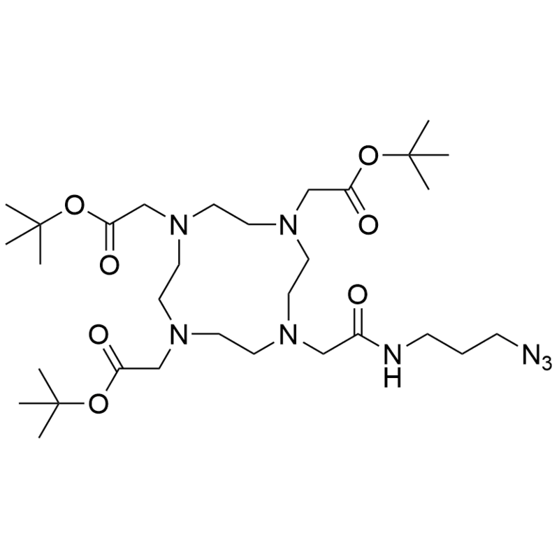 Azido-mono-amide-DOTA-tris(t-Bu ester) – Precise PEG