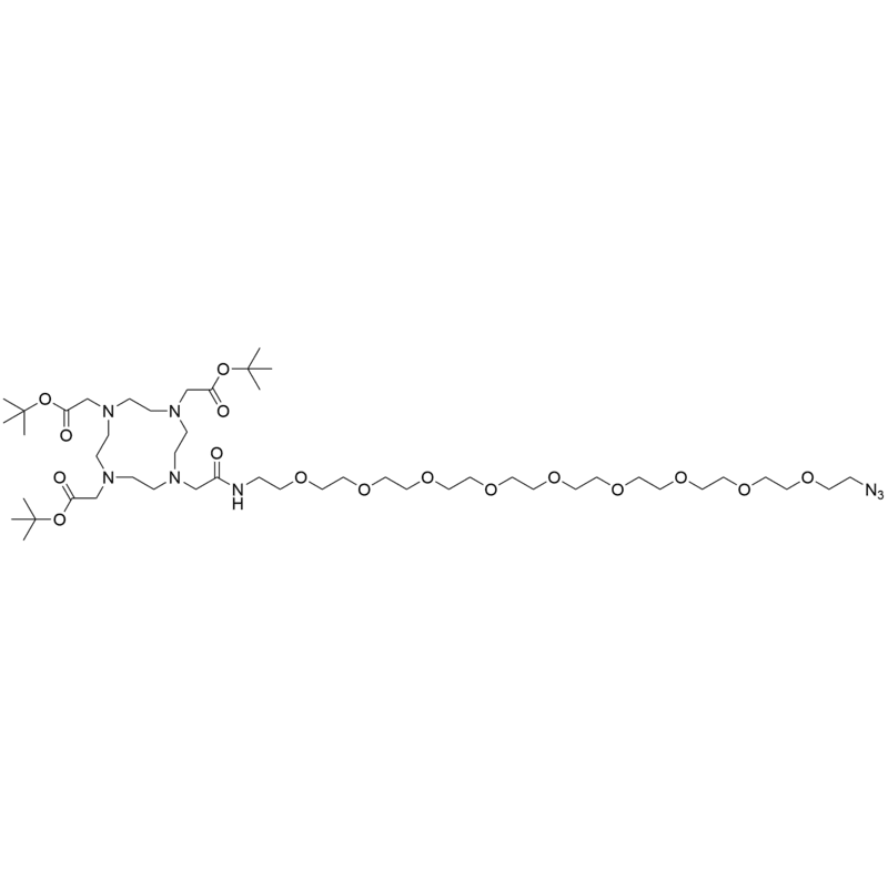 Azide-PEG9-amide-DOTA-tris(t-Bu ester) – Precise PEG