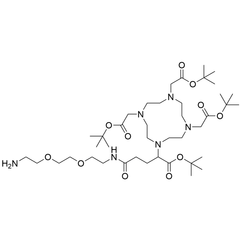 DOTA-GA(tBu)4-PEG2-amine – Precise PEG