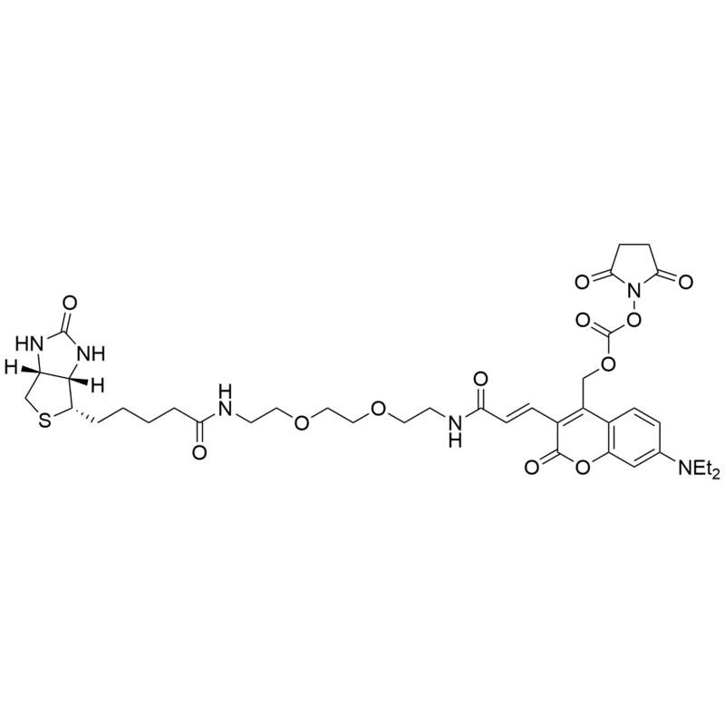 Biotin-PEG2-Coumarin-NHS carbonate – Precise PEG