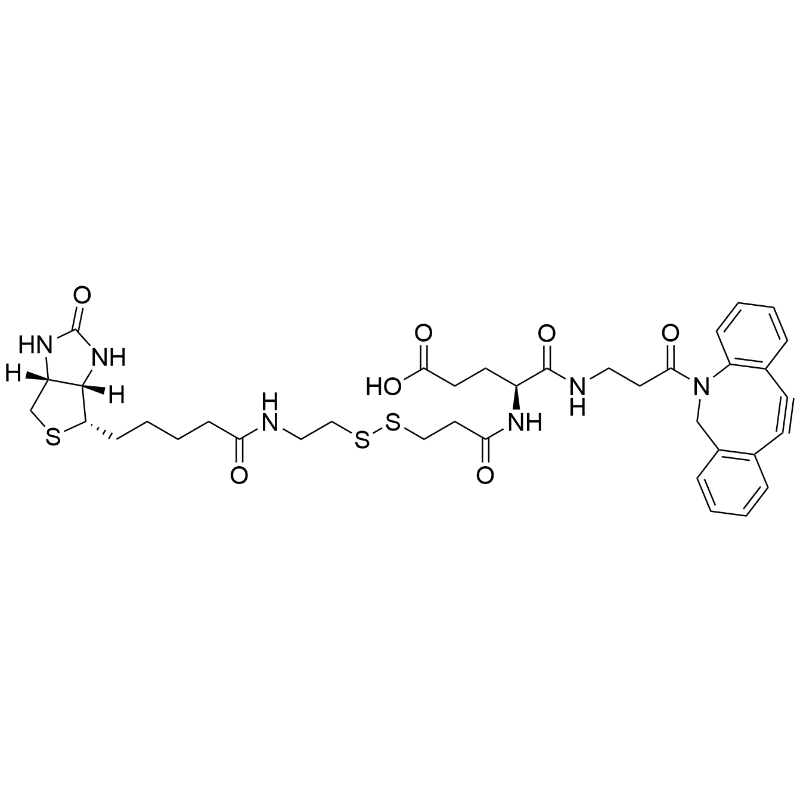 Biotin-SS-propanoic-Glu(OH)-NHCO-DBCO – Precise PEG