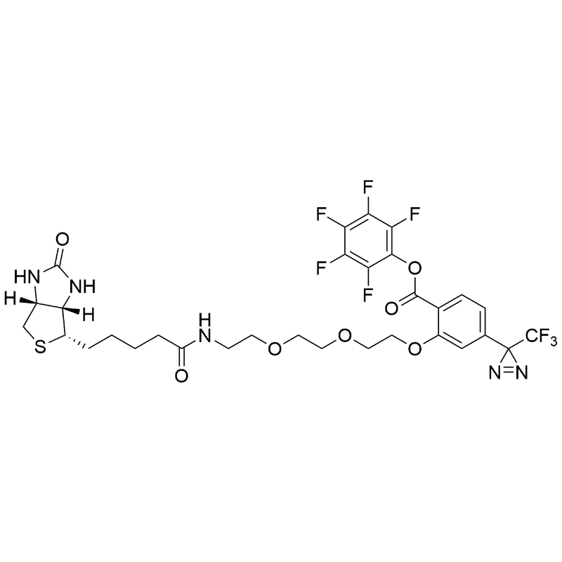 4-(CF3-Diazirine)-3-(PEG2-Biotin)-Bz-PFP ester – Precise PEG