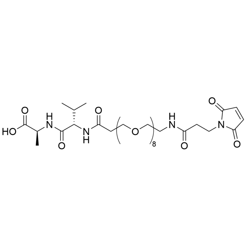 Mal-amide-PEG8-Val-Ala – Precise PEG