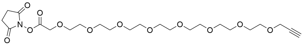 Propargyl-PEG8-CH2COOH NHS Ester – Precise PEG