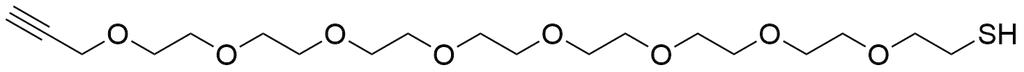 Propargyl-PEG8-Thiol – Precise PEG