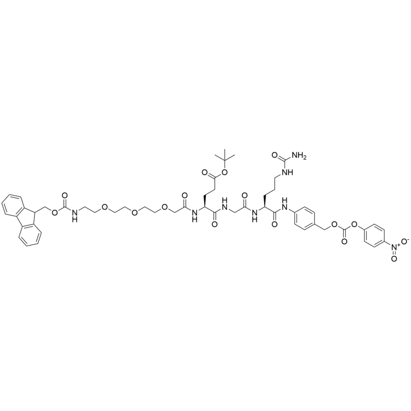 N-Fmoc-PEG3-CH2COOH-Glu(OBu-t)-Gly-Cit-PABC-PNP | 2945102-31-6 ...