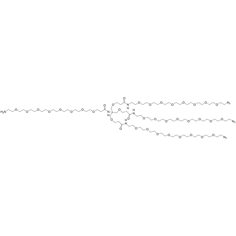 (Amino-PEG10)-Tri-(Azide-PEG10-ethoxymethyl)-methane | Precise PEG ...