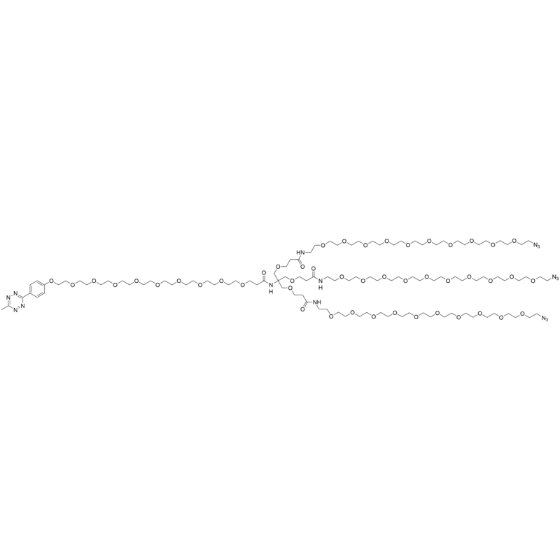(Methyltetrazine-PEG10)-Tri-(Azide-PEG10-ethoxymethyl)-methane ...