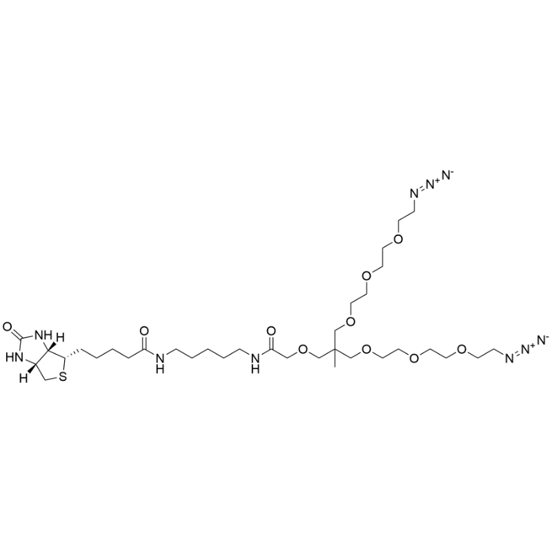 TME-Bis(PEG2-azide)-Glycolic-CAD-Biotin | 3036972-23-0 | Precise PEG