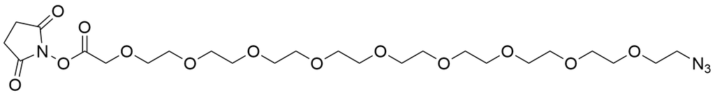 Azido-PEG9-CH2COOH NHS Ester – Precise PEG