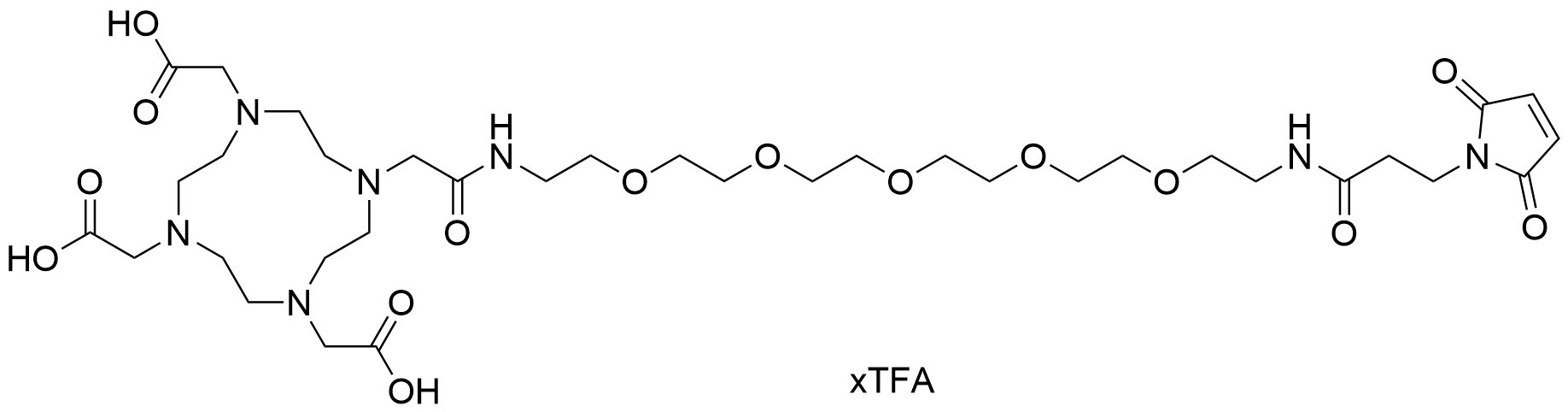 DOTA-PEG5-Amido Mal xTFA Salt – Precise PEG