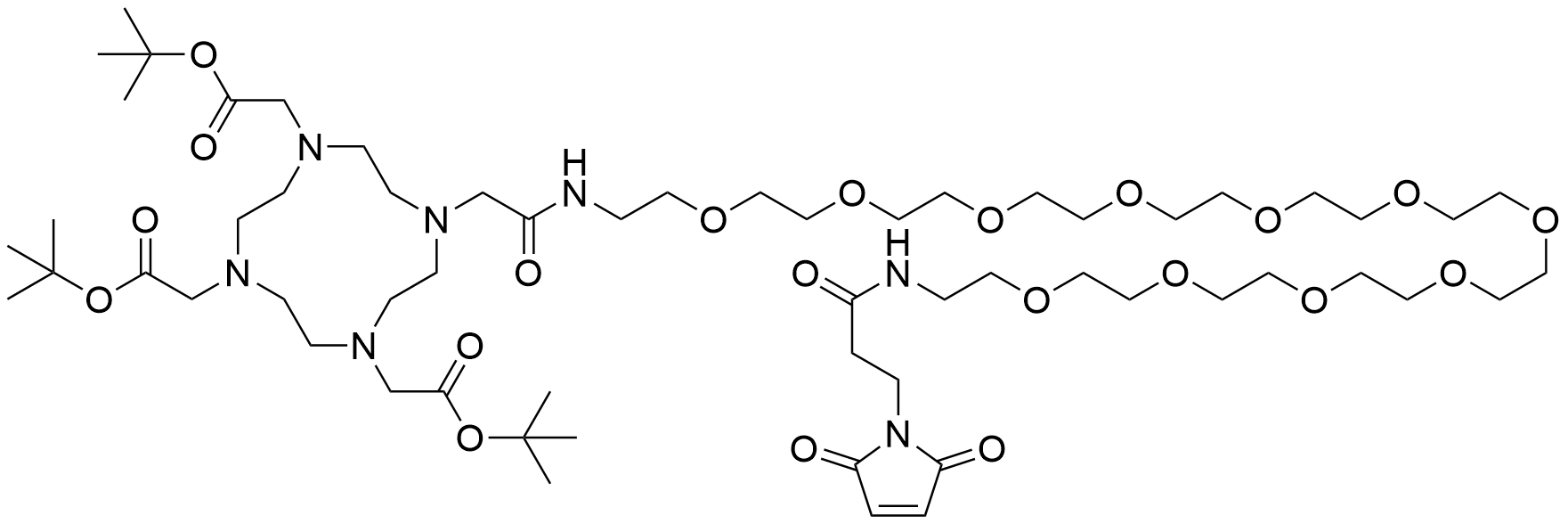 DOTA-tris(t-Bu)-Amido-PEG11-Amido Mal – Precise PEG