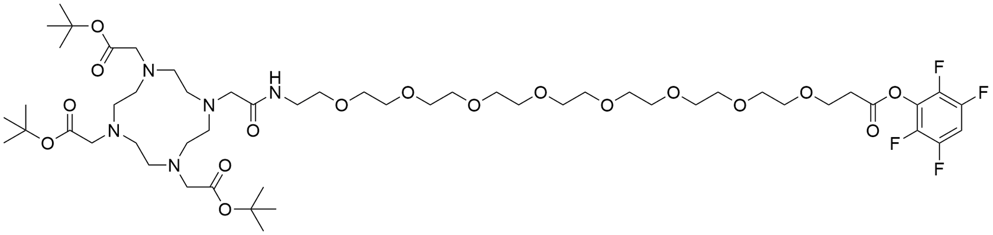 DOTA-tris(t-Bu)-Amido-PEG8-TFP Ester – Precise PEG